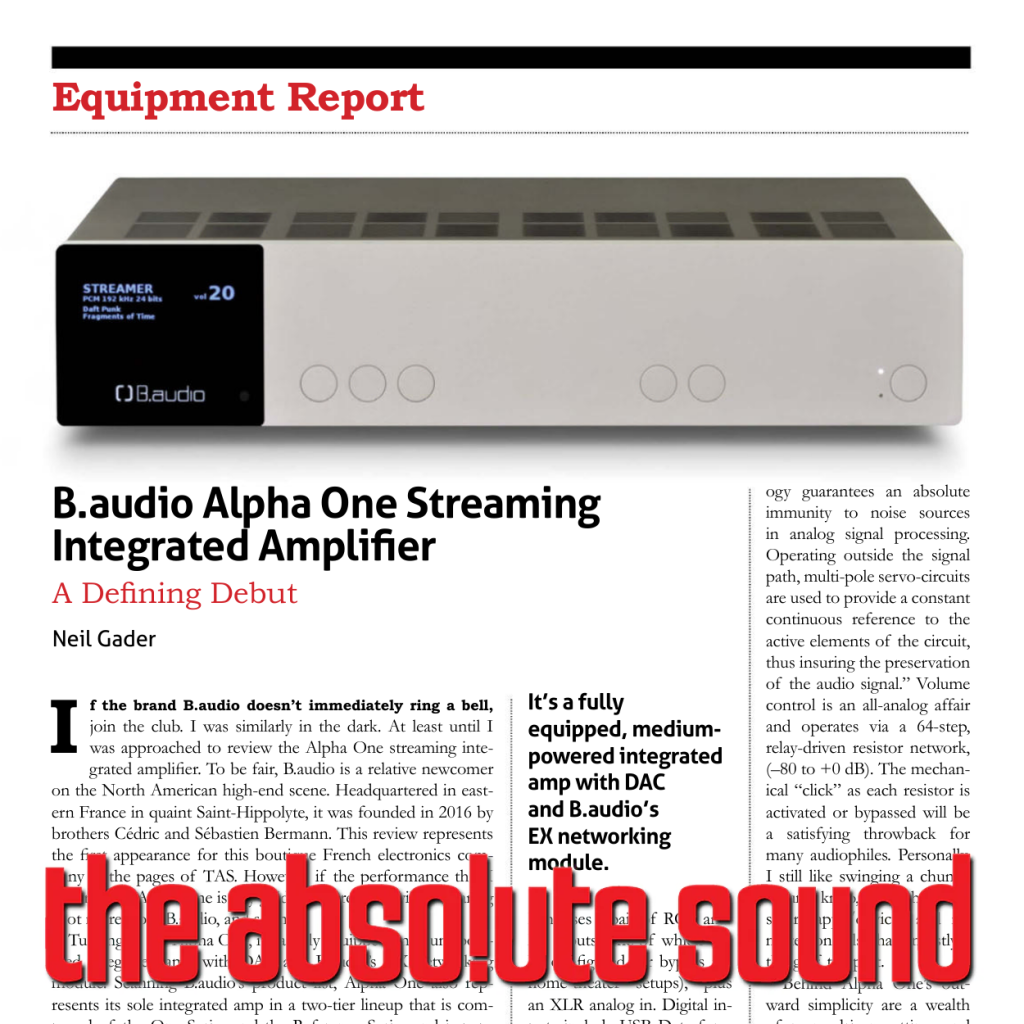 Alpha One – B.audio